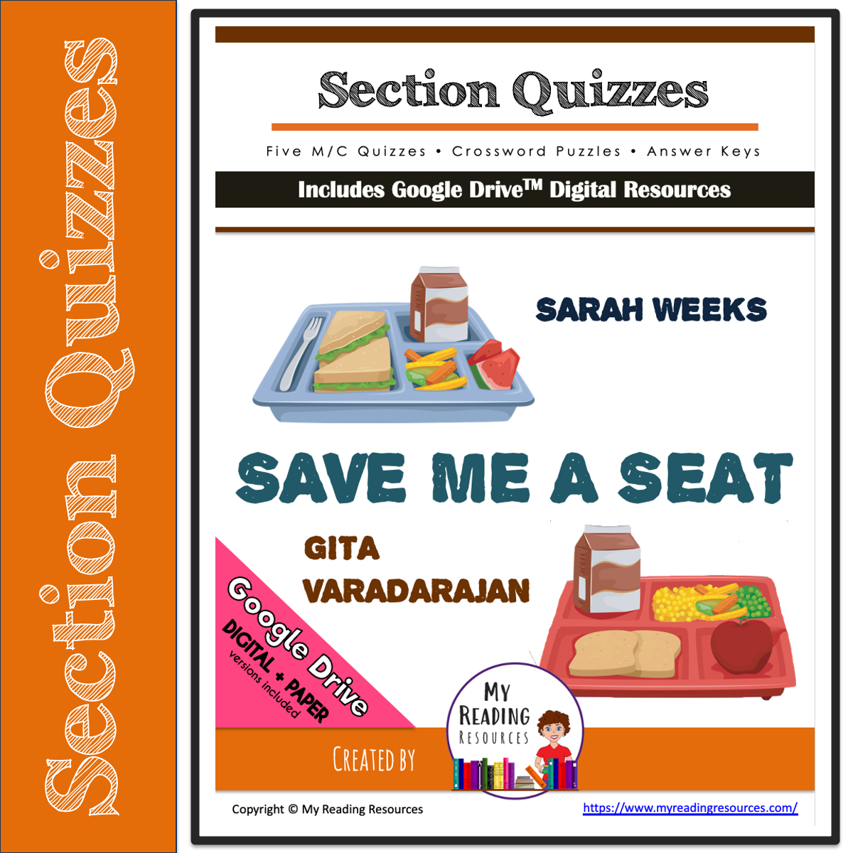 Save Me A Seat Section Quizzes - My Reading Resources