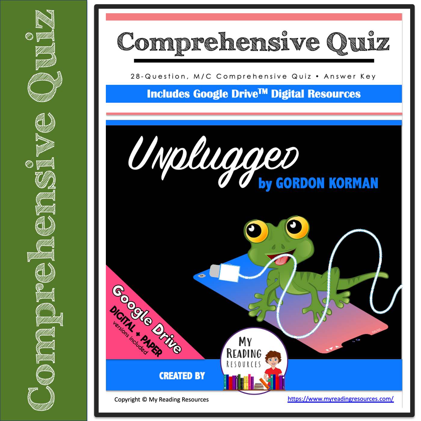Unplugged Comprehensive Quiz - My Reading Resources