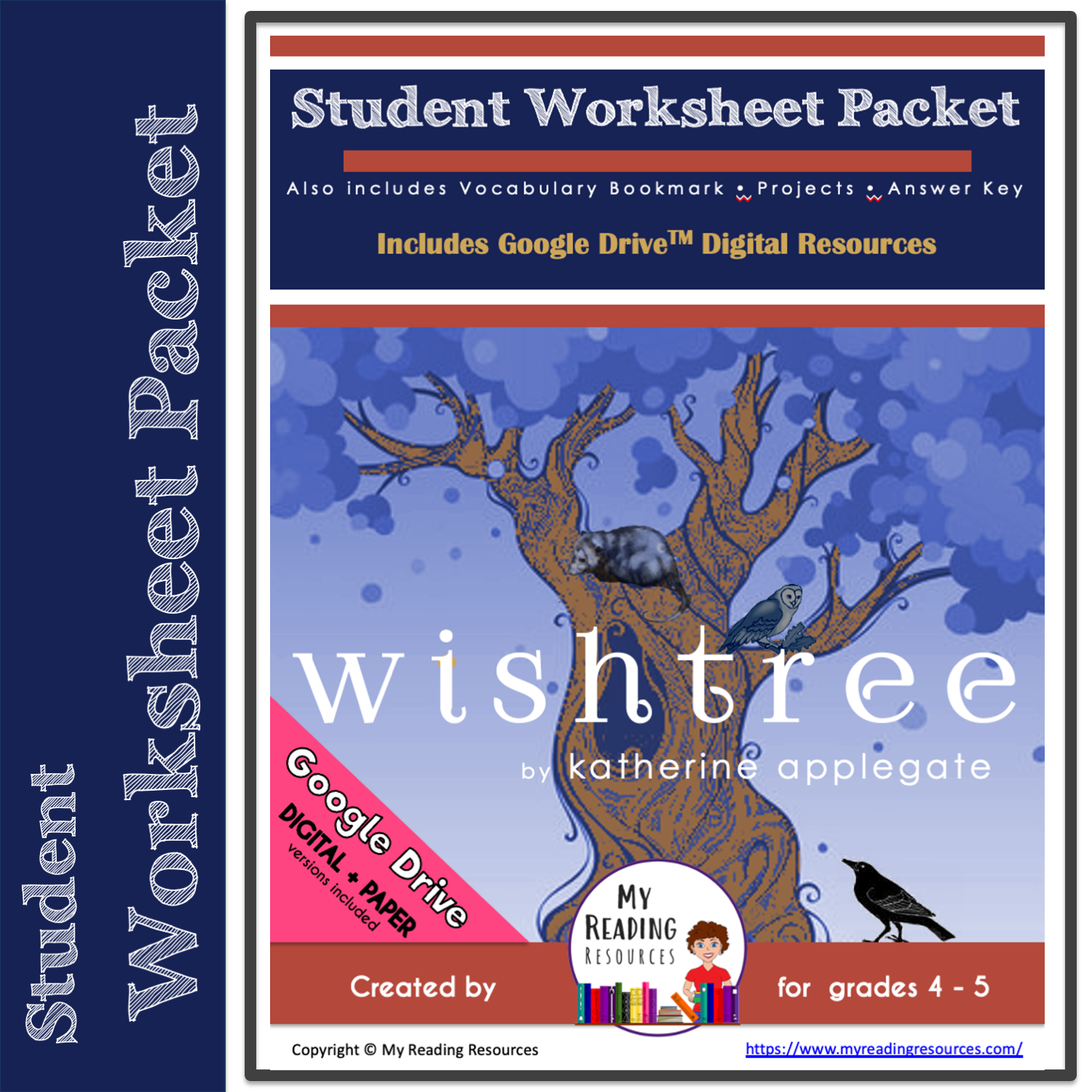 Wishtree Student Worksheet Packet - My Reading Resources