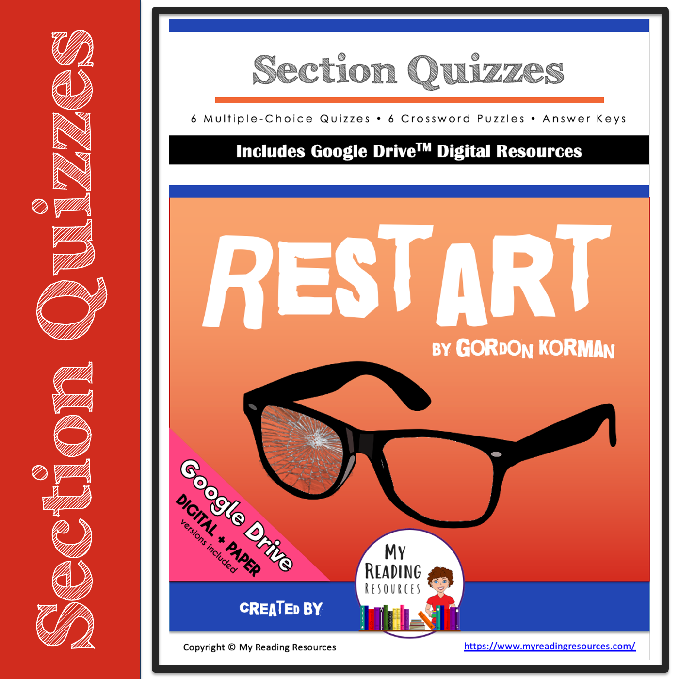 Restart Section Quizzes & Crossword Puzzles - My Reading Resources
