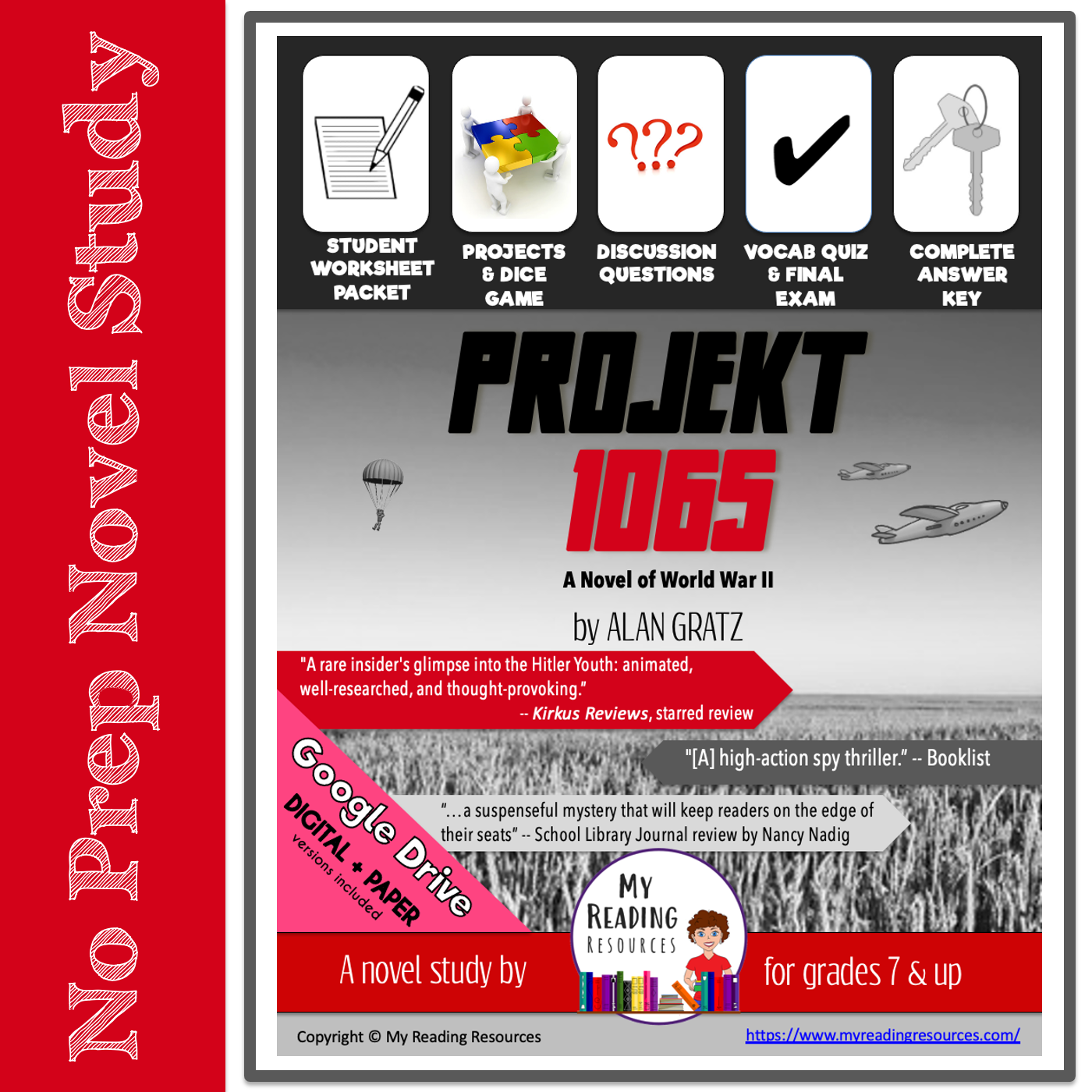 Projekt 1065 Novel Study - My Reading Resources