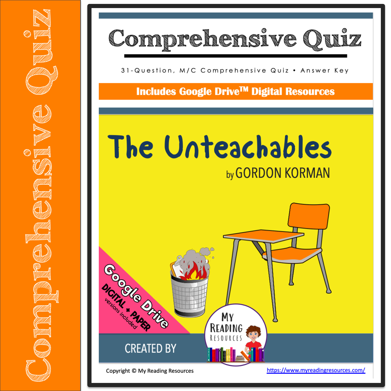 The Unteachables Comprehensive Quiz - My Reading Resources