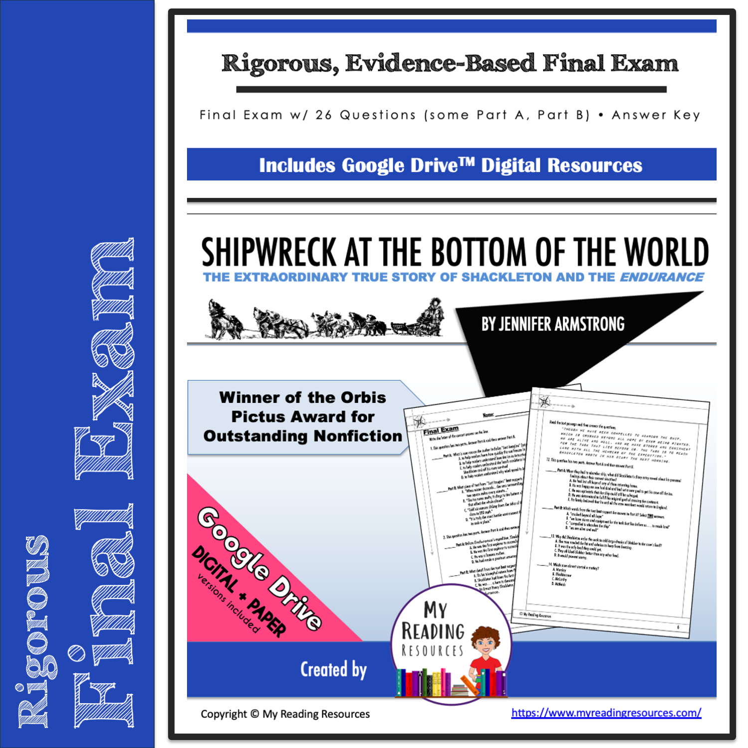 Shipwreck at the Bottom of the World Final Exam - My Reading Resources