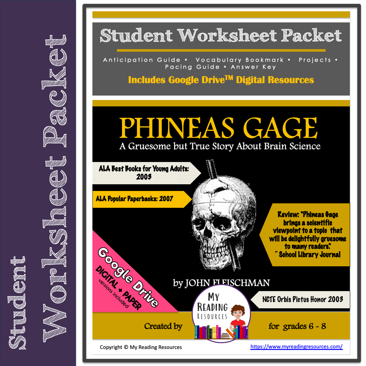 Phineas Gage Student Worksheet Packet - My Reading Resources