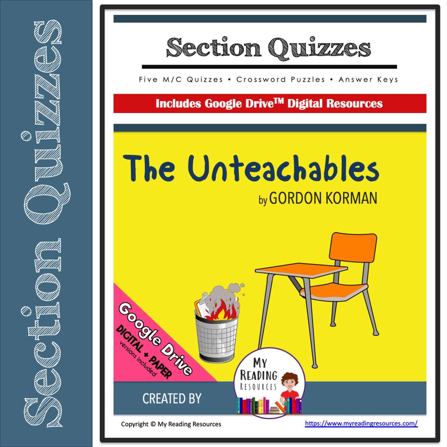 The Unteachables Section Quizzes & Crossword Puzzles - My Reading Resources