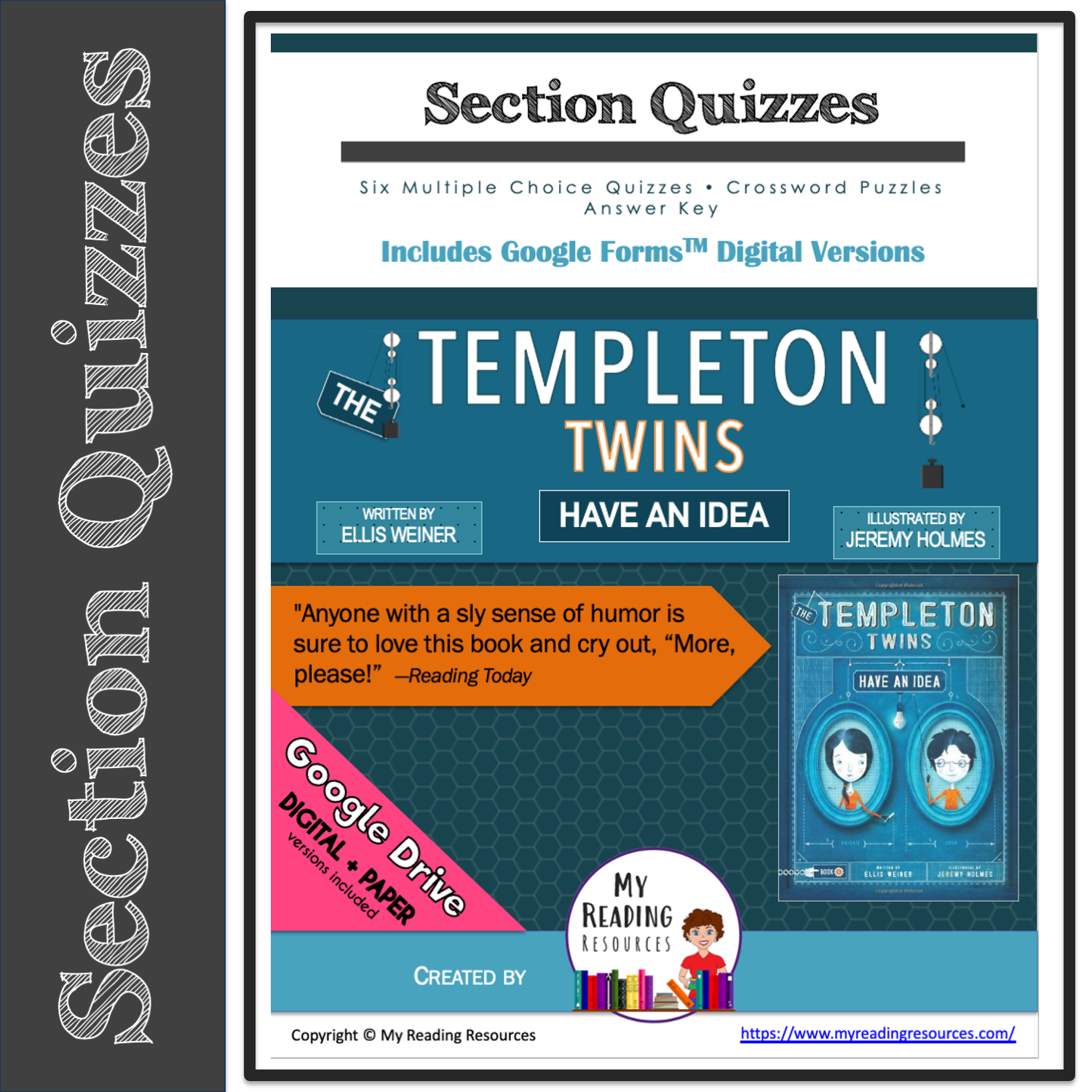 The Templeton Twins Have an Idea Section Quizzes & Crossword Puzzles ...
