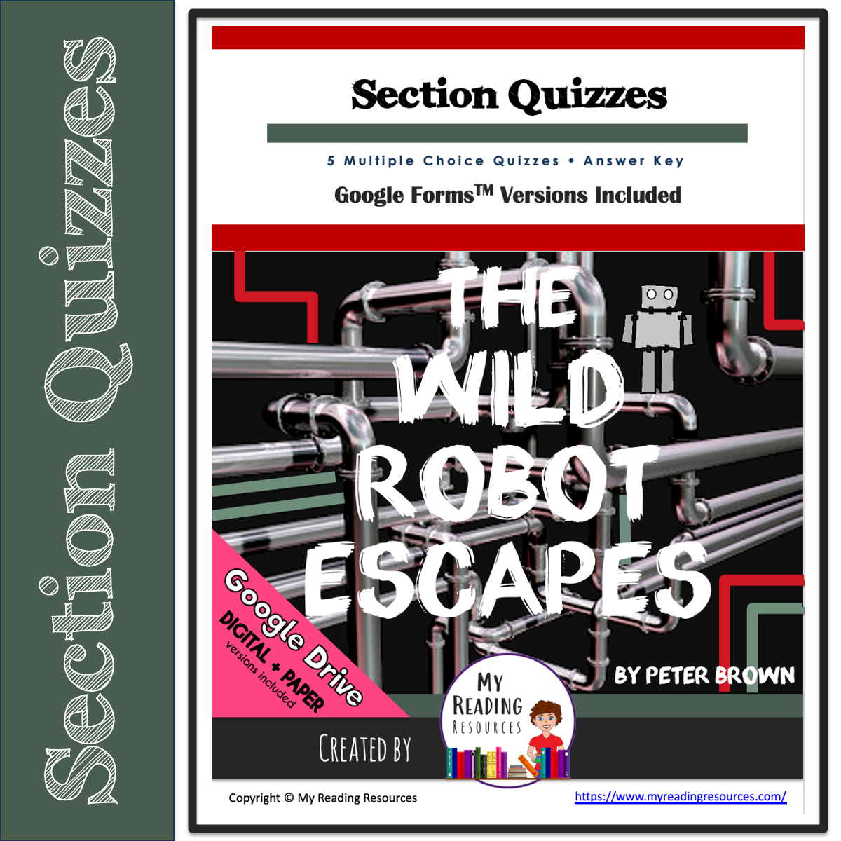 The Wild Robot Escapes Section Quizzes - My Reading Resources