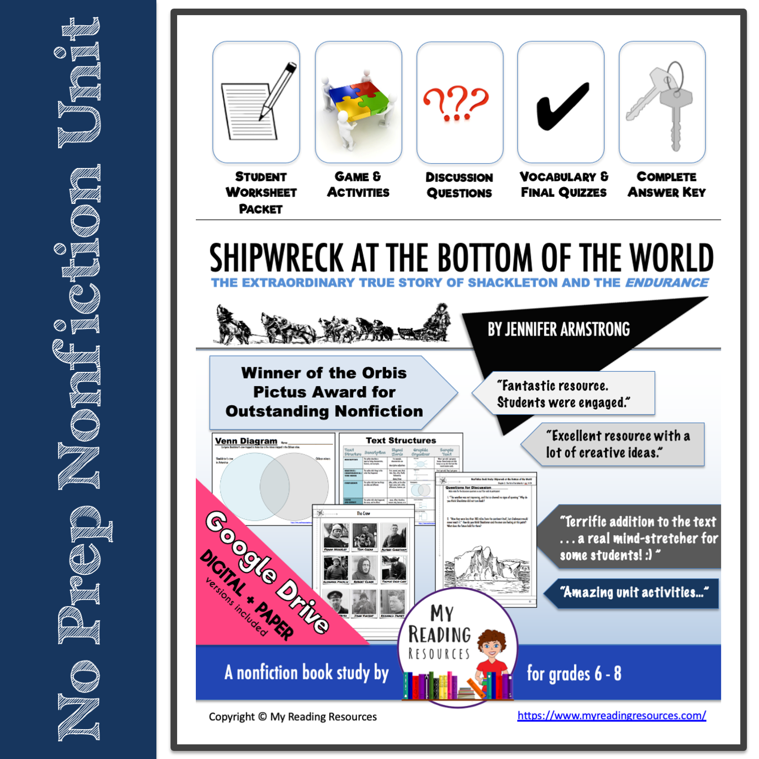 Shipwreck at the Bottom of the World Nonfiction Book Study - My Reading ...