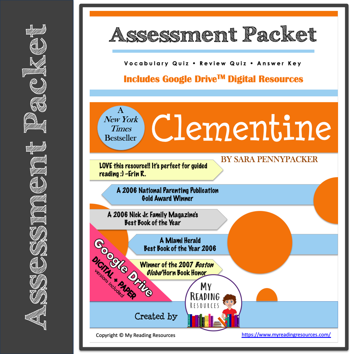 Clementine Assessment Packet - My Reading Resources