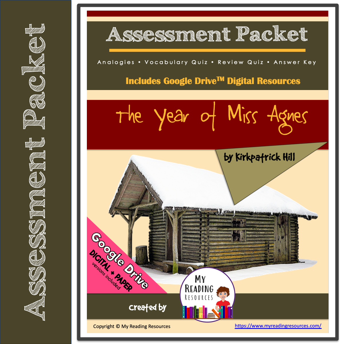 The Year of Miss Agnes Assessment Packet - My Reading Resources