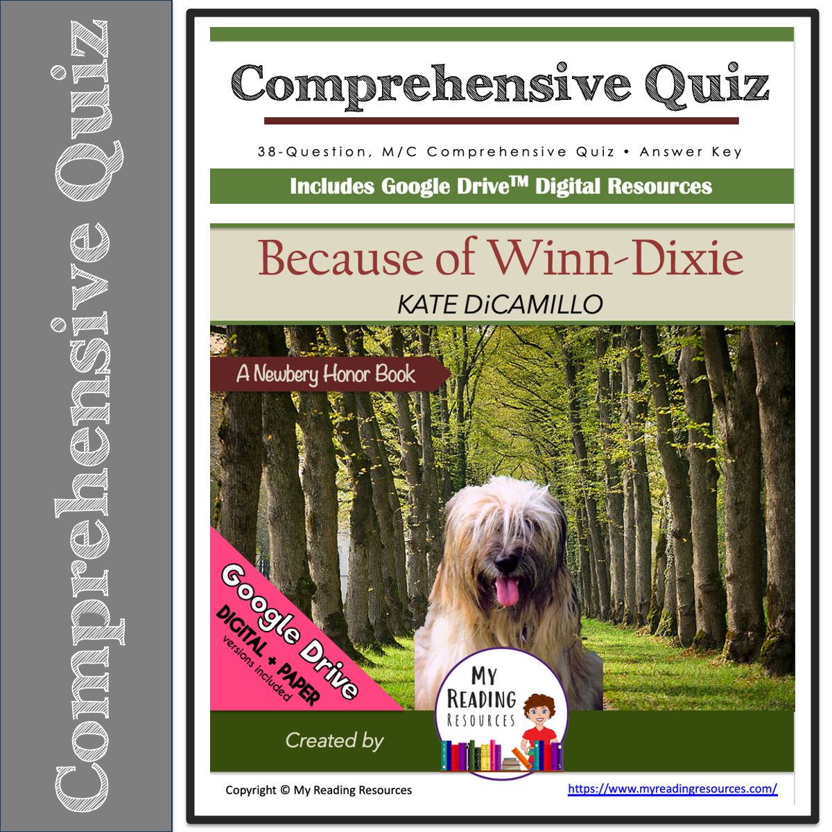 Because of Winn-Dixie Comprehensive Quiz - My Reading Resources