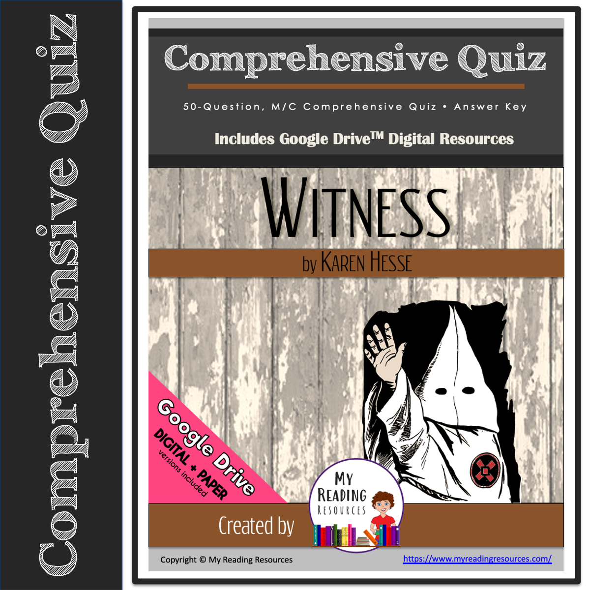 Witness Comprehensive Quiz - My Reading Resources