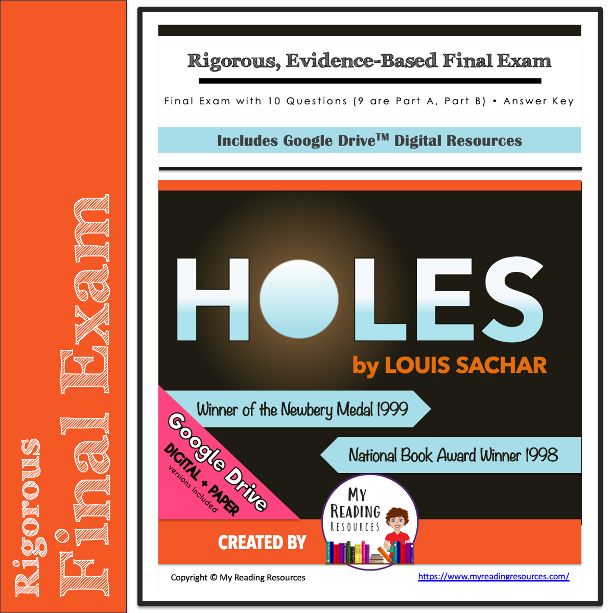 Holes Final Exam - My Reading Resources