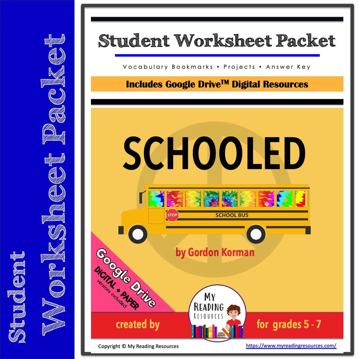 Schooled Student Worksheet Packet - My Reading Resources