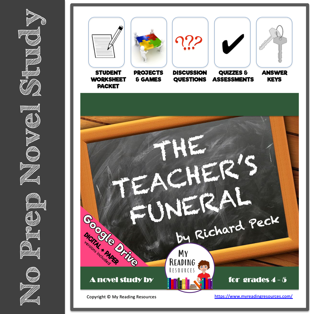 The Teacher's Funeral Novel Study - My Reading Resources
