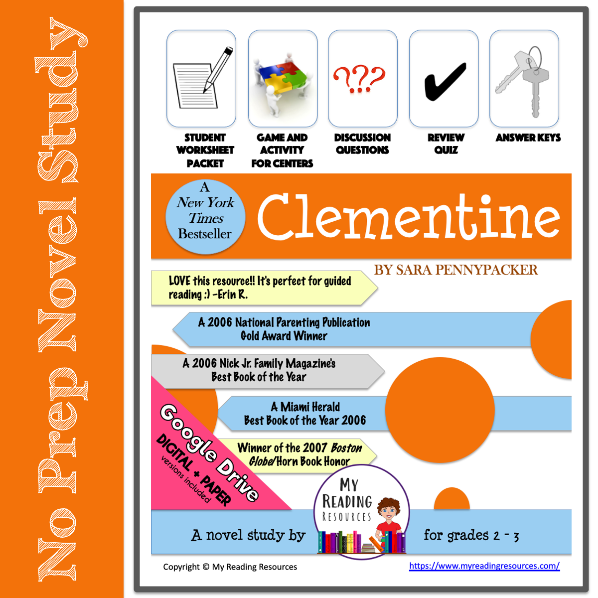 Clementine Novel Study - My Reading Resources
