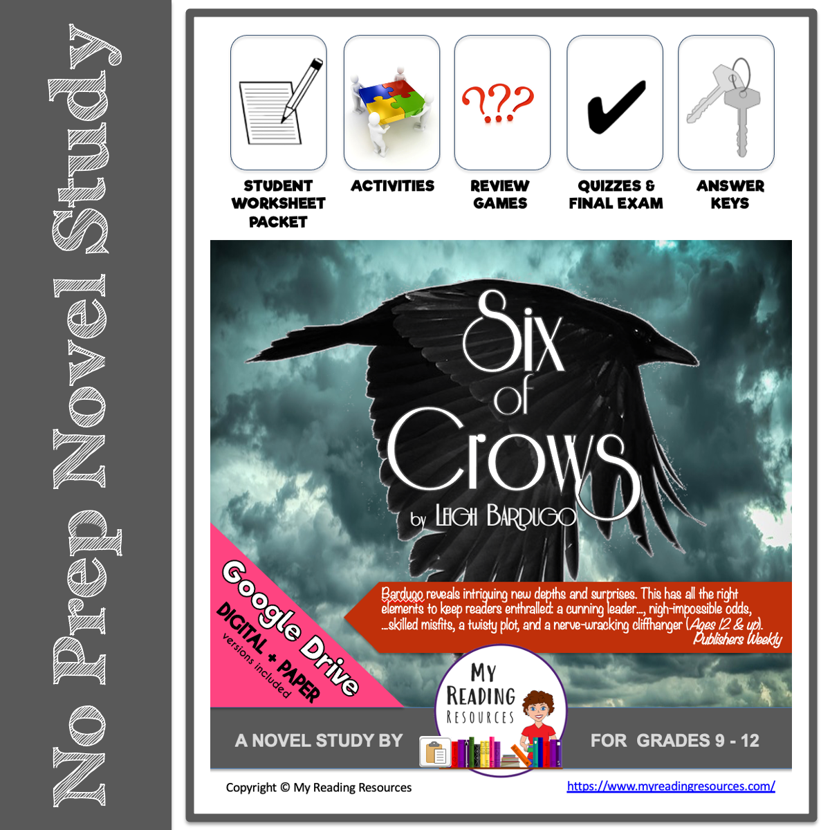 Six of Crows Novel Study - My Reading Resources