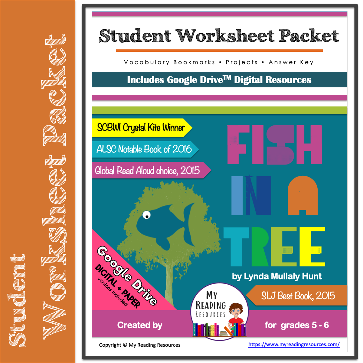 Fish in a Tree Student Worksheet Packet - My Reading Resources