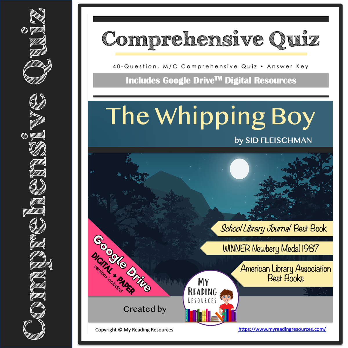 The Whipping Boy Comprehensive Quiz - My Reading Resources