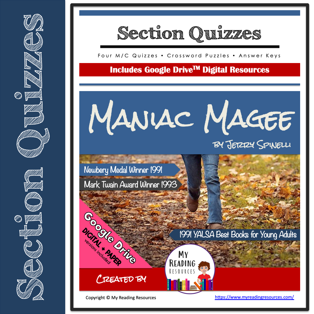 Maniac Magee Section Quizzes & Crossword Puzzles - My Reading Resources