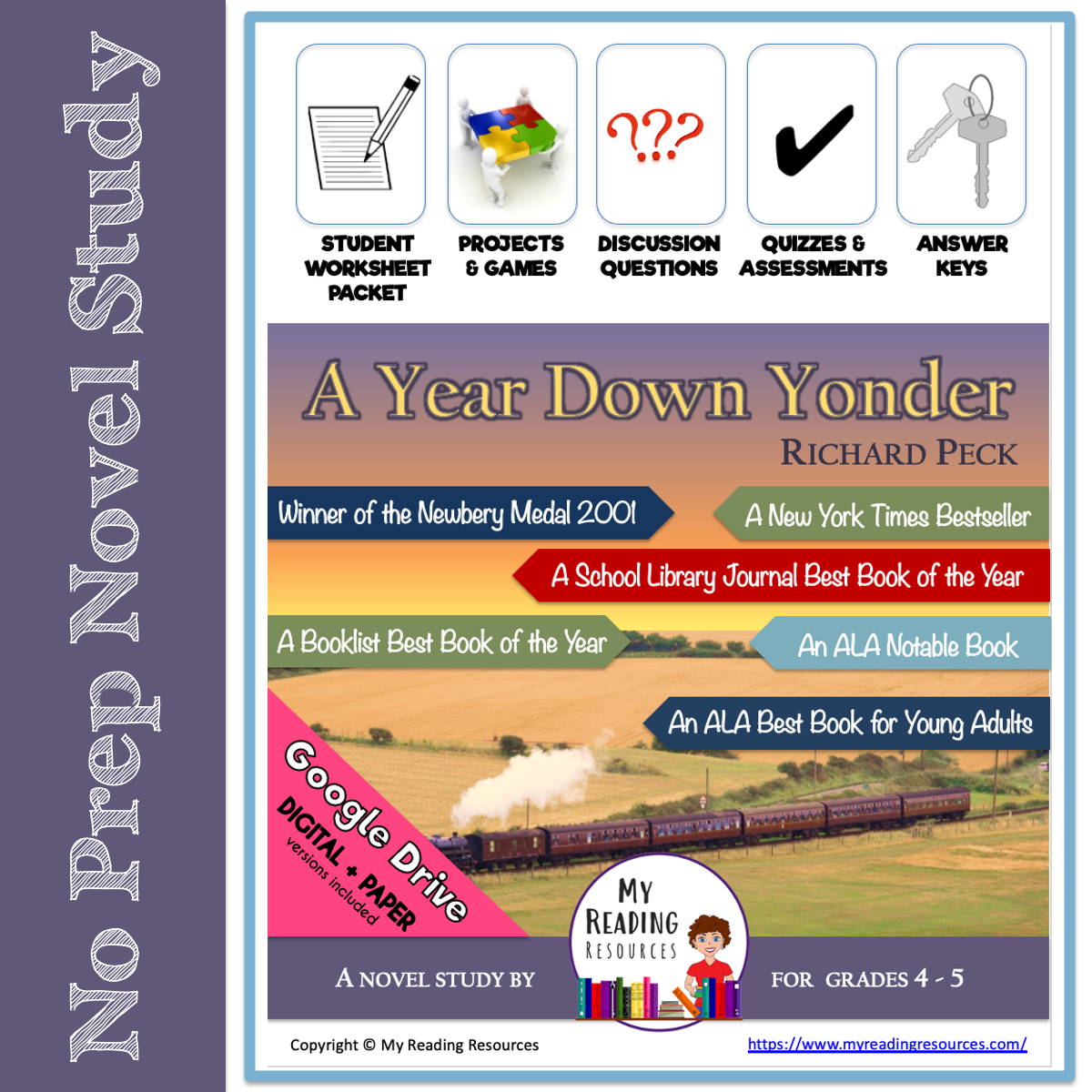 A Year Down Yonder Novel Study - My Reading Resources