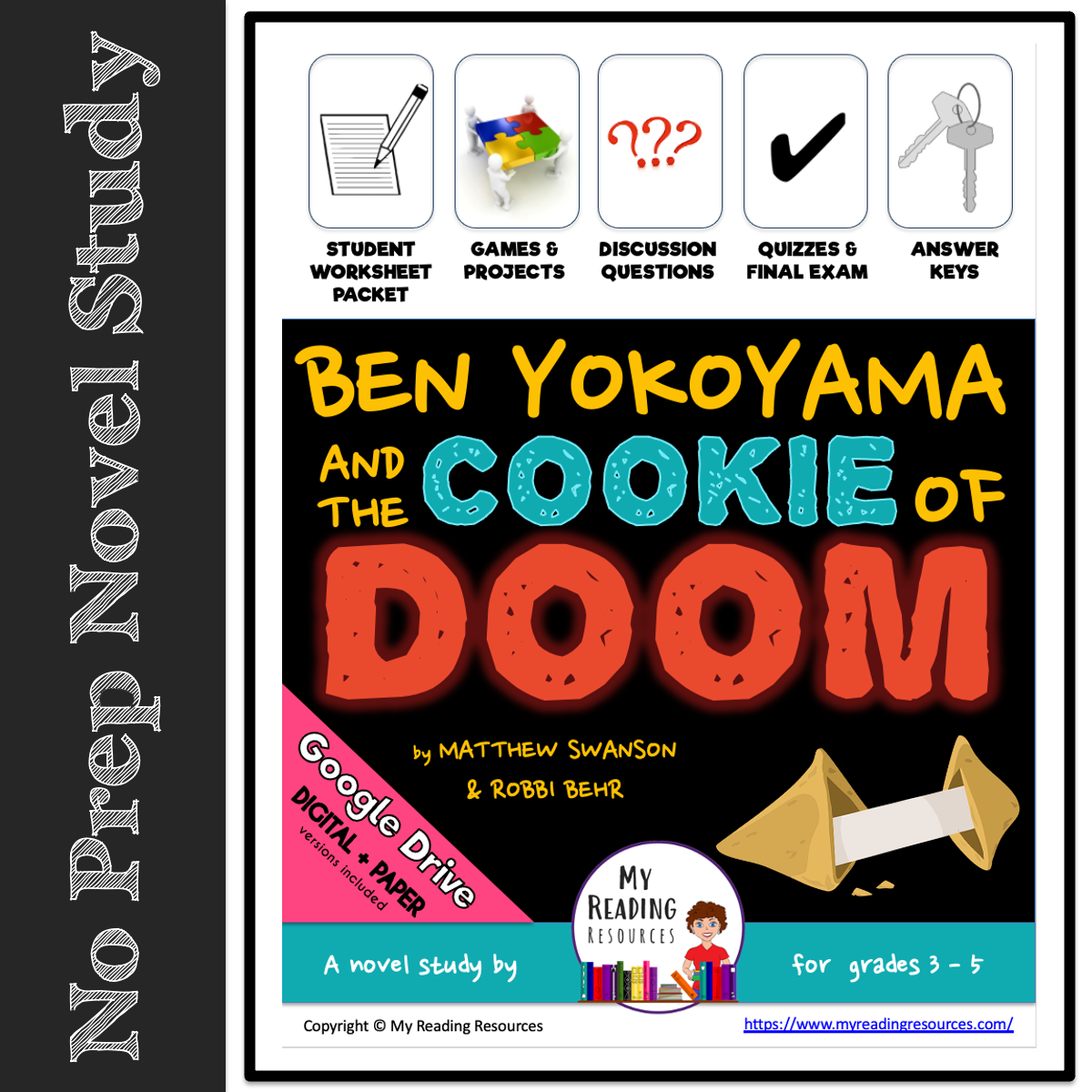 Ben Yokoyama and the Cookie of Doom Novel Study - My Reading Resources