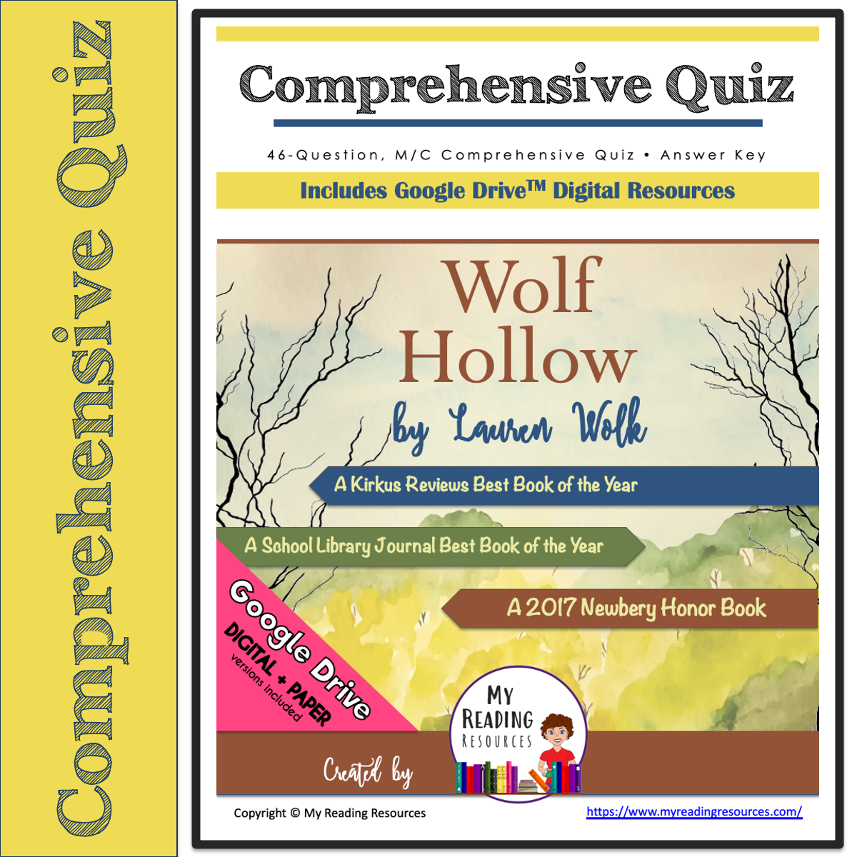 Wolf Hollow Comprehensive Quiz - My Reading Resources