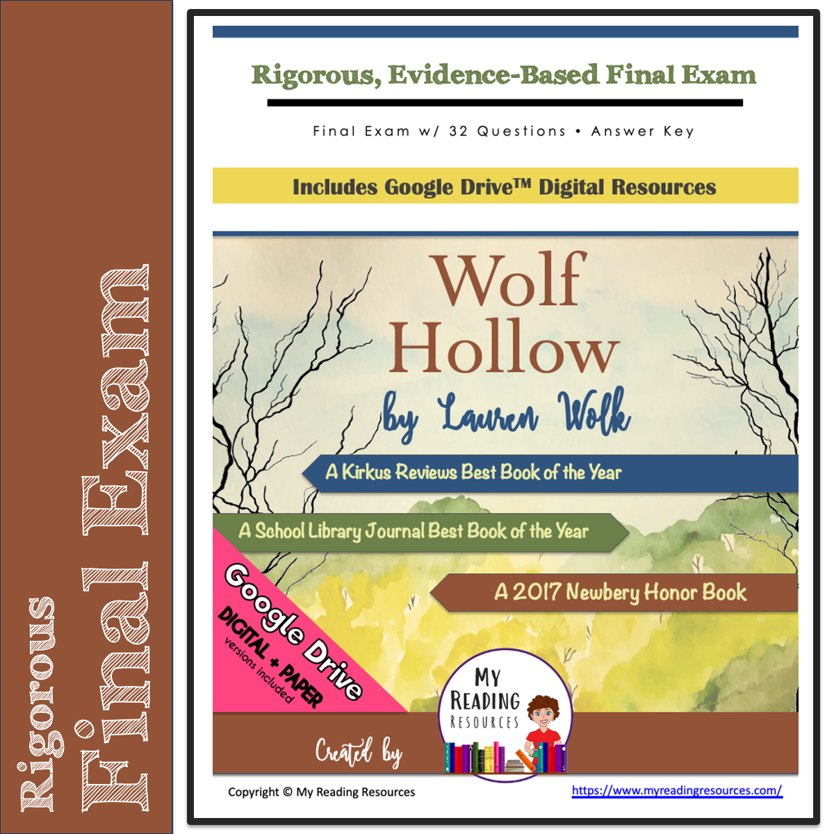 Wolf Hollow Final Exam - My Reading Resources