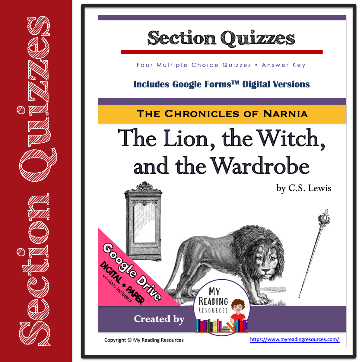 The Lion, the Witch, and the Wardrobe Section Quizzes - My Reading ...