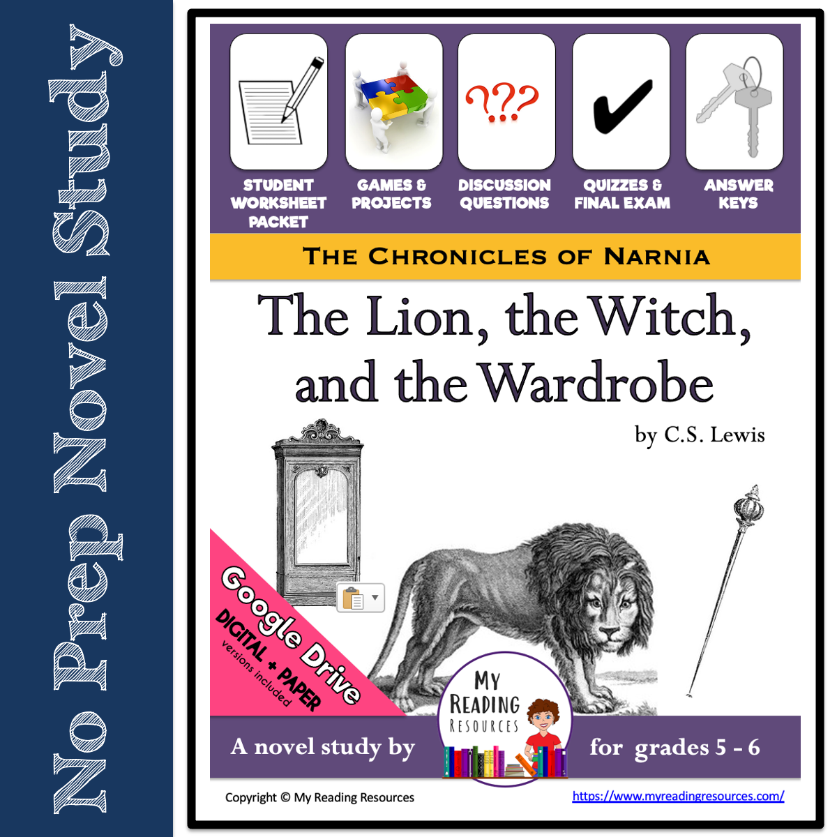 The Lion, the Witch, and the Wardrobe Novel Study - My Reading Resources