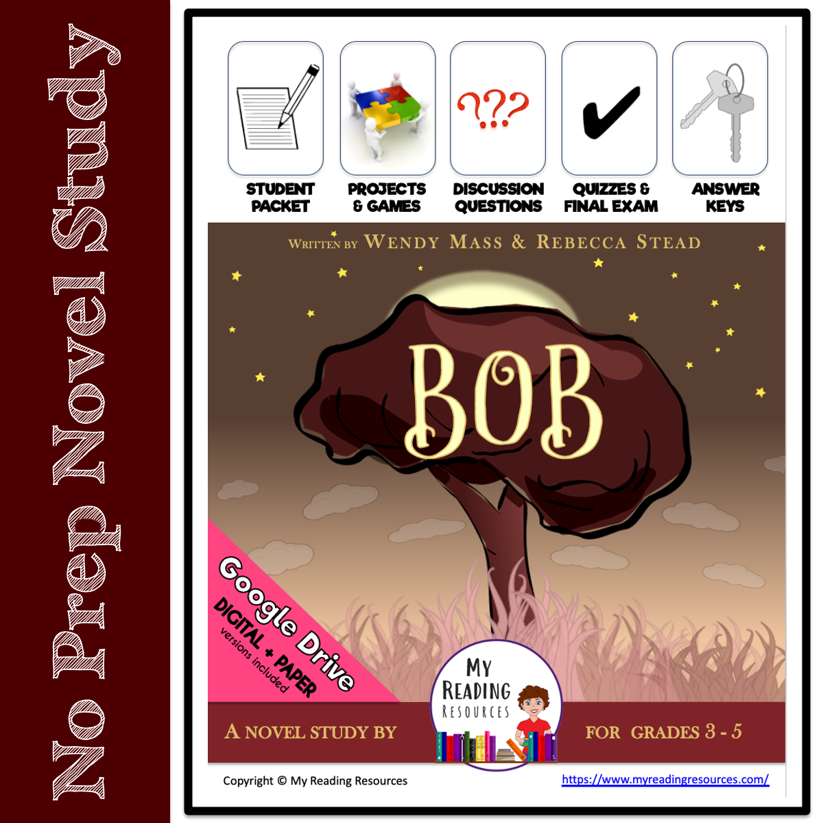 Bob Novel Study - My Reading Resources