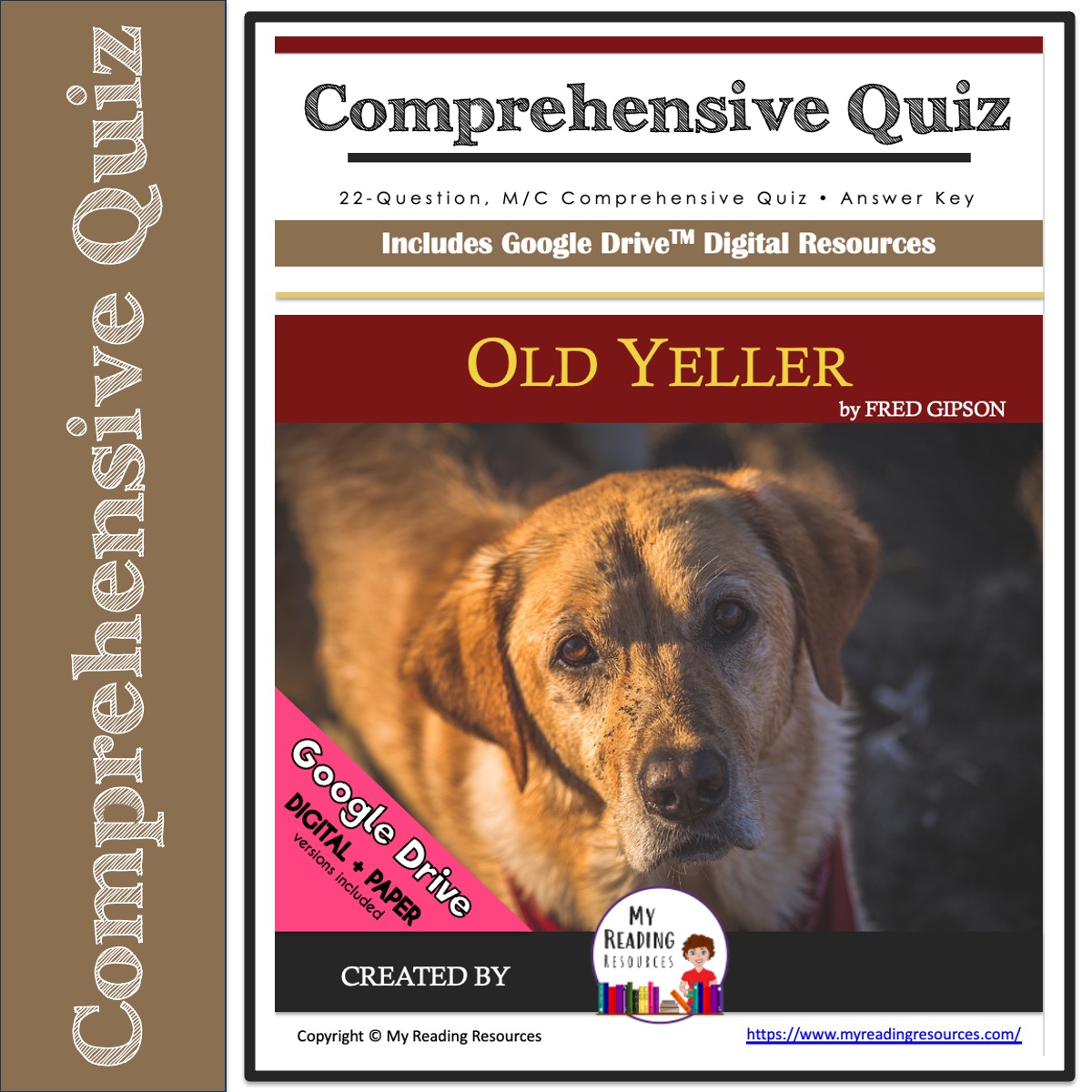 Old Yeller Comprehensive Quiz - My Reading Resources