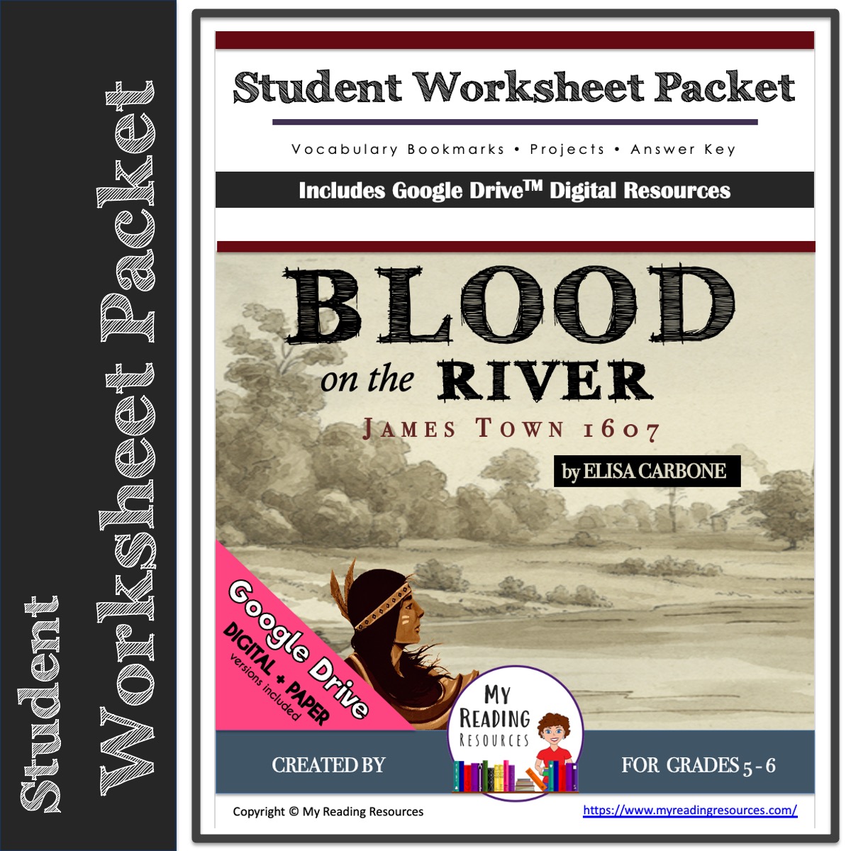 Blood on the River Student Worksheet Packet - My Reading Resources