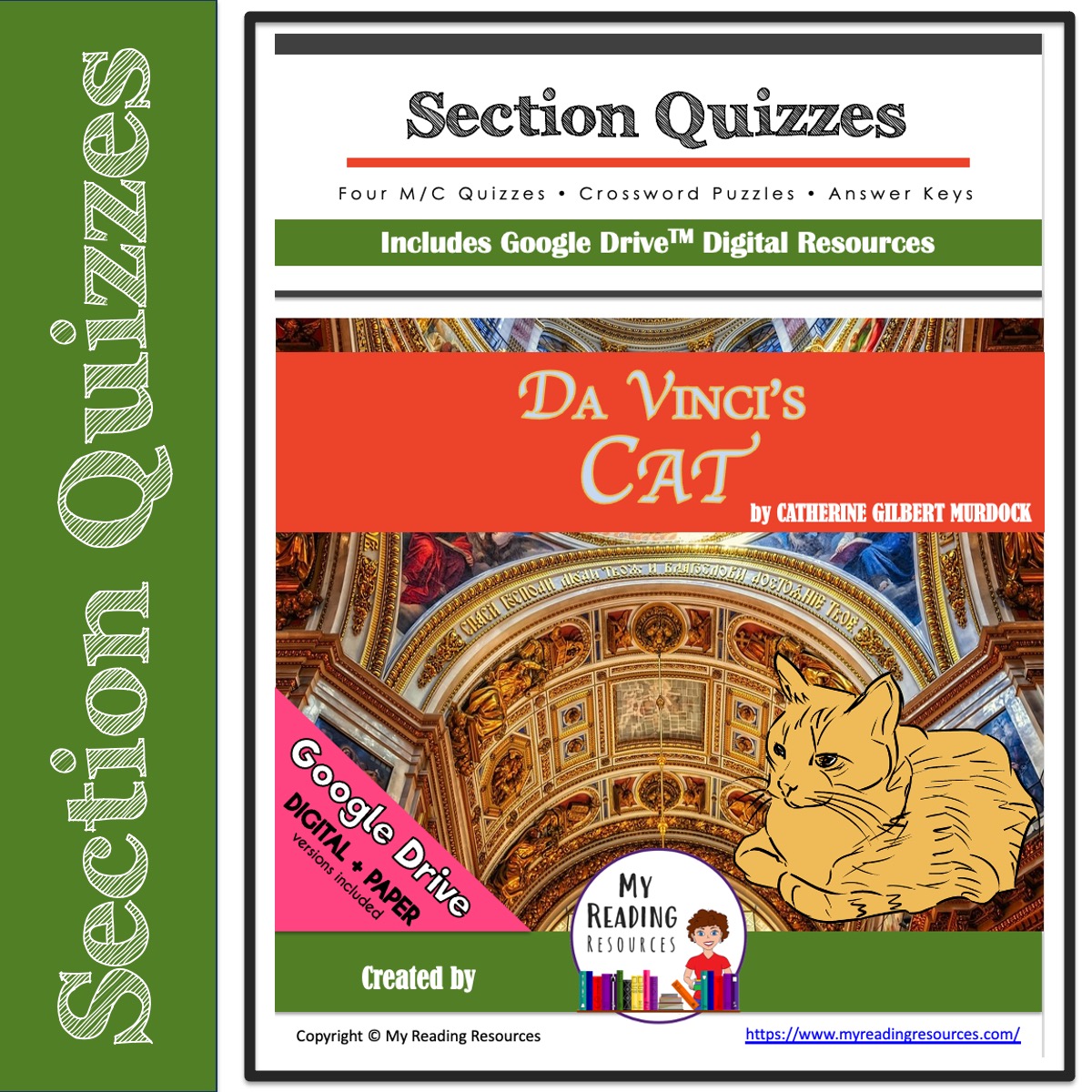 Da Vinci's Cat Section Quizzes - My Reading Resources