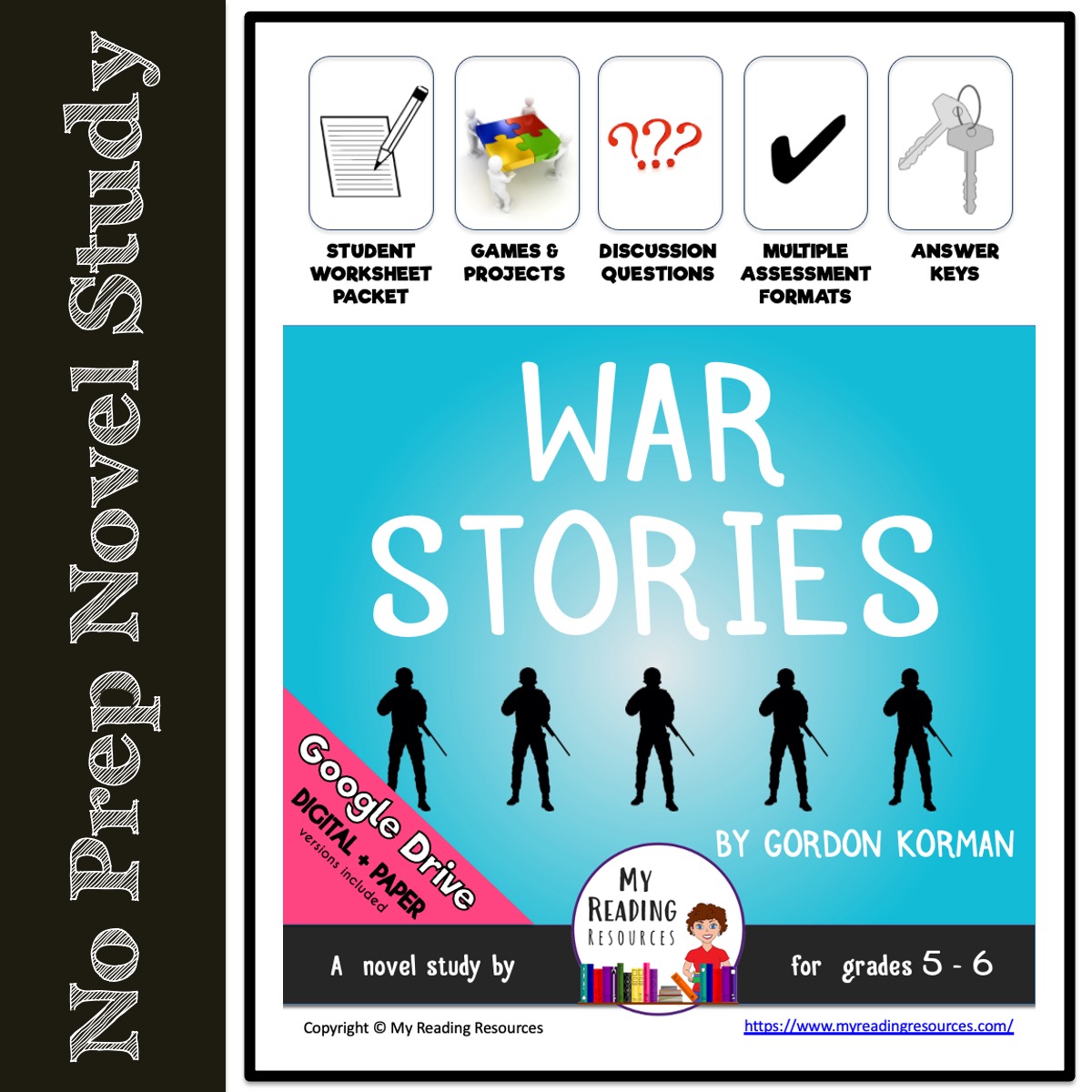 War Stories Novel Study - My Reading Resources