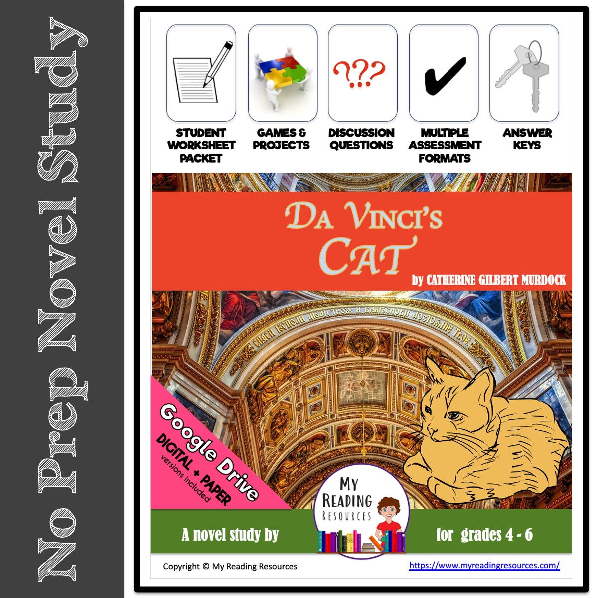Da Vinci's Cat Novel Study - My Reading Resources