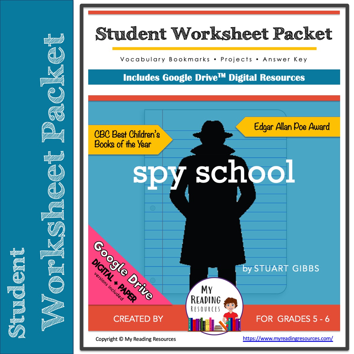 Spy School Student Worksheet Packet - My Reading Resources