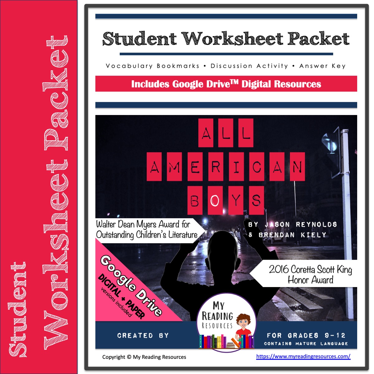 All American Boys Student Worksheet Packet - My Reading Resources