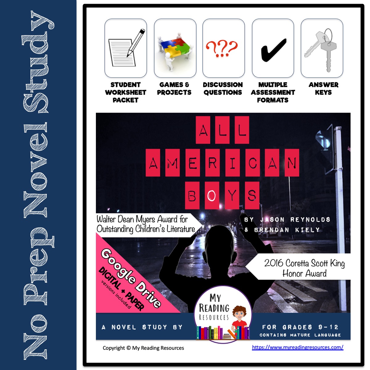 All American Boys Novel Study - My Reading Resources