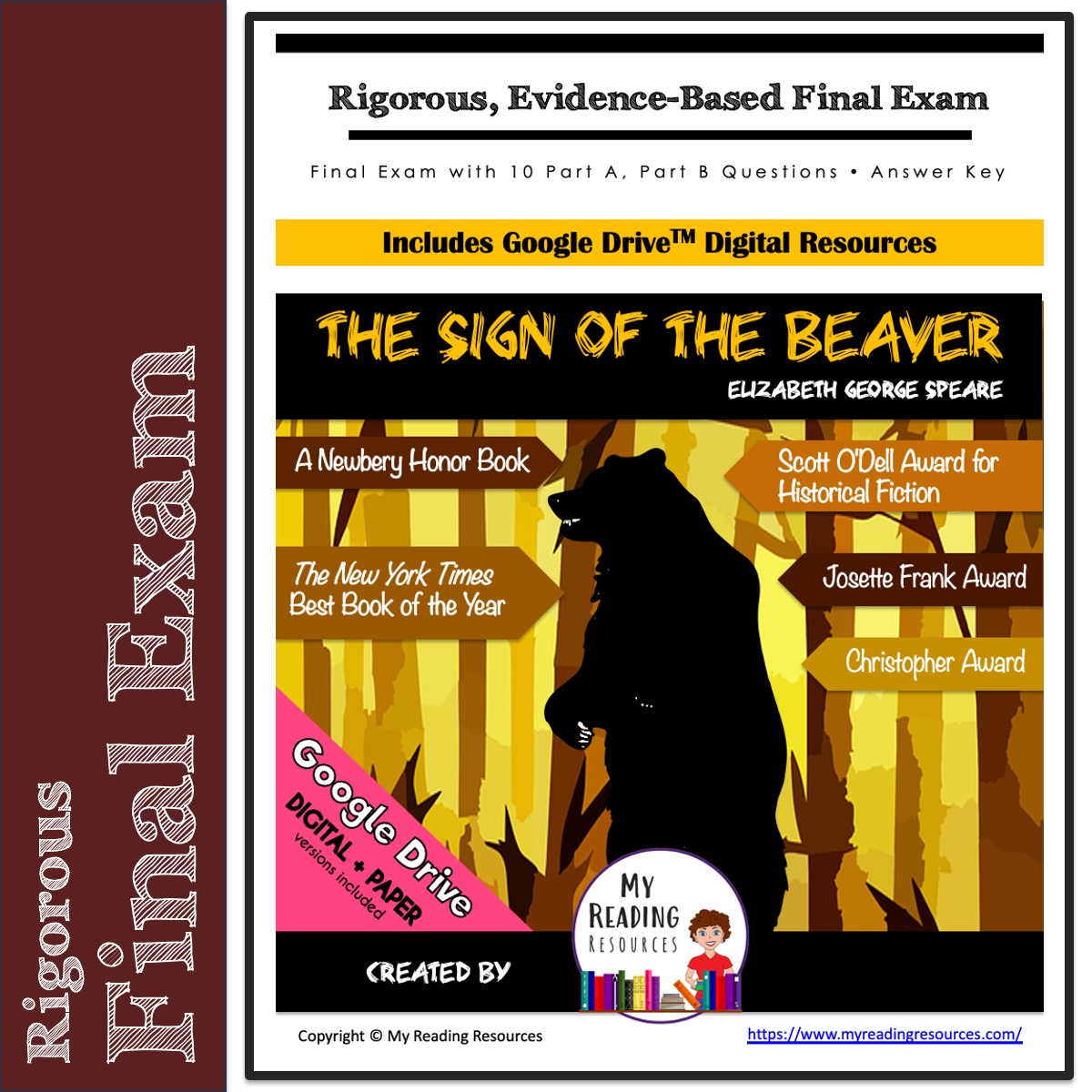 The Sign of the Beaver Final Exam - My Reading Resources