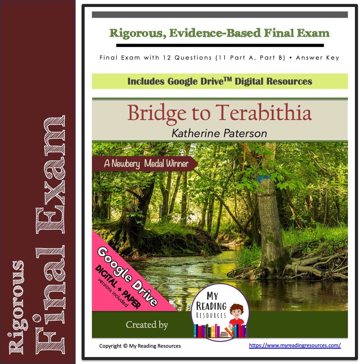 Bridge to Terabithia Final Exam - My Reading Resources