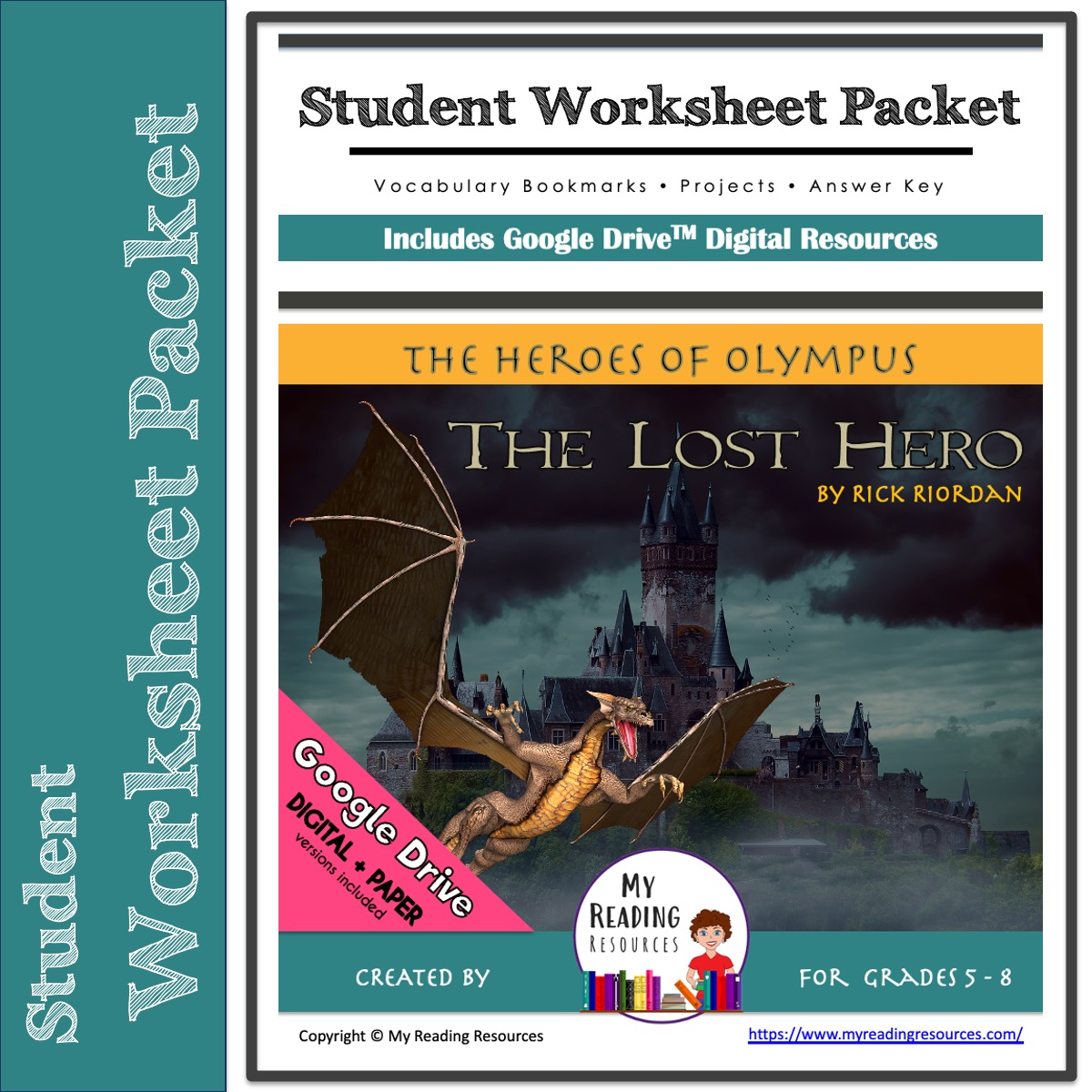 The Lost Hero Student Worksheet Packet - My Reading Resources