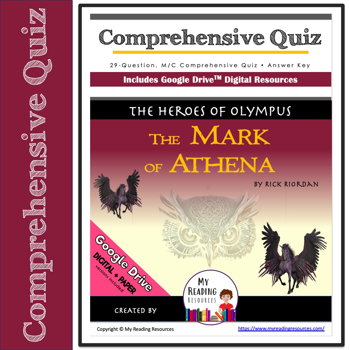 The Mark of Athena Comprehensive Quiz - My Reading Resources