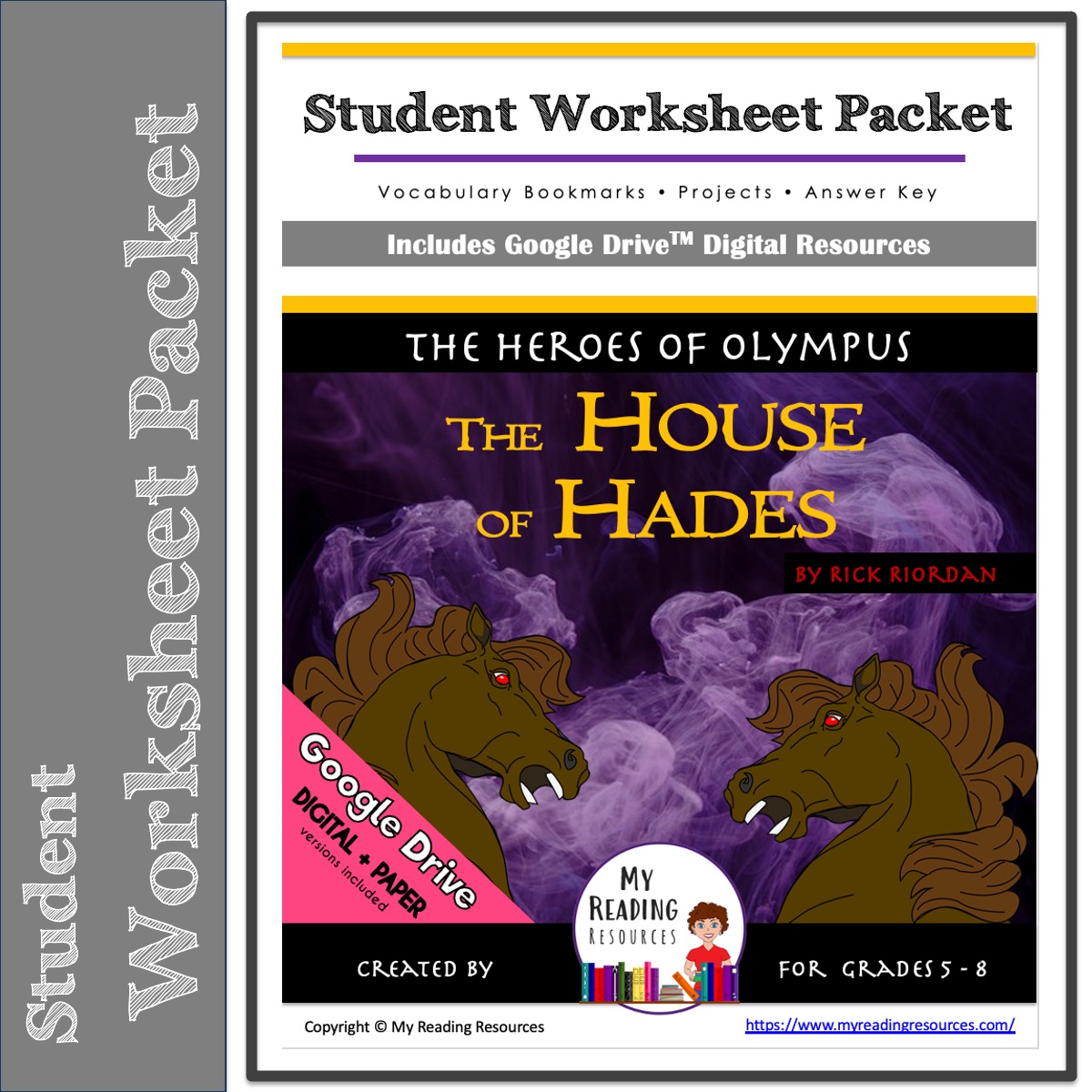 The House of Hades Student Worksheet Packet - My Reading Resources