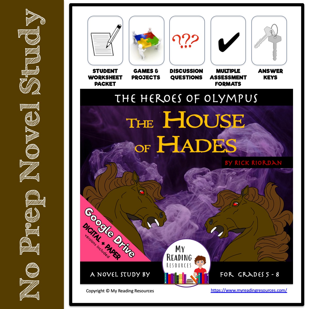 The House of Hades Novel Study - My Reading Resources
