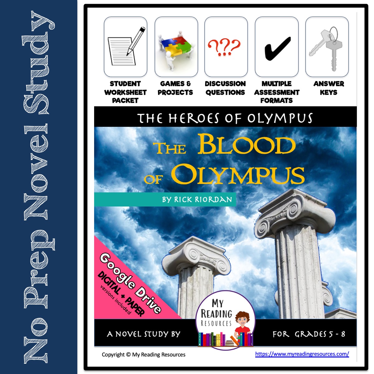 The Blood of Olympus Novel Study - My Reading Resources