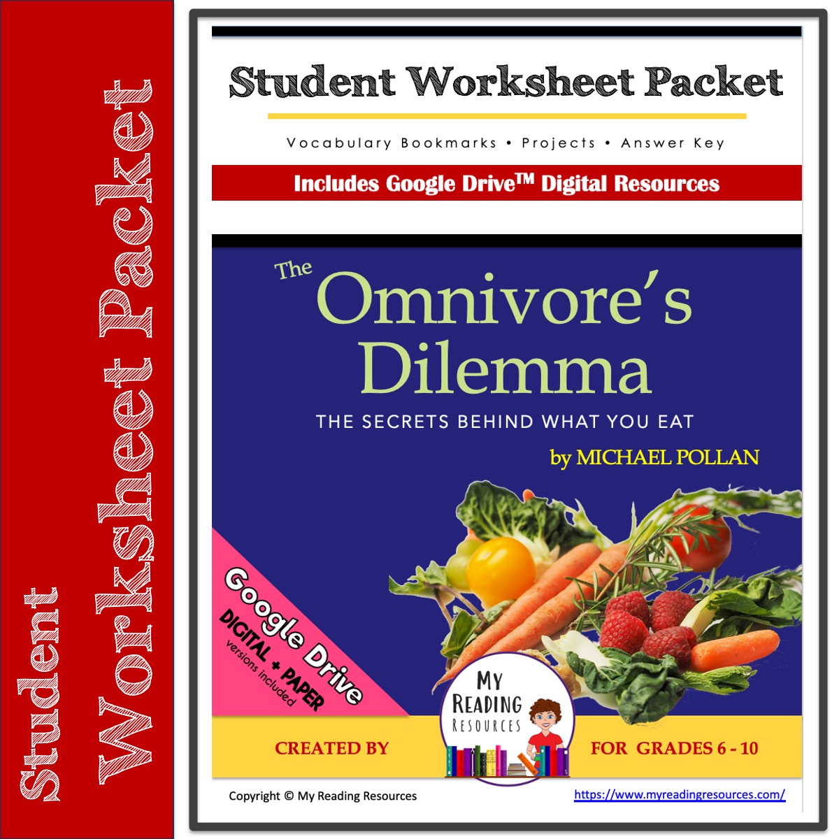 The Omnivore's Dilemma Student Worksheet Packet - My Reading Resources