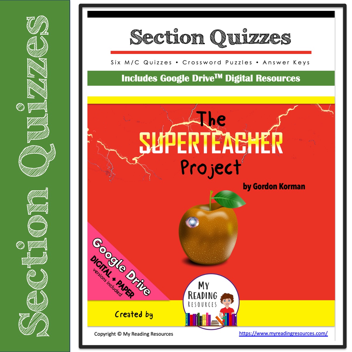 The Superteacher Project: Section Quizzes & Crossword Puzzles - My ...