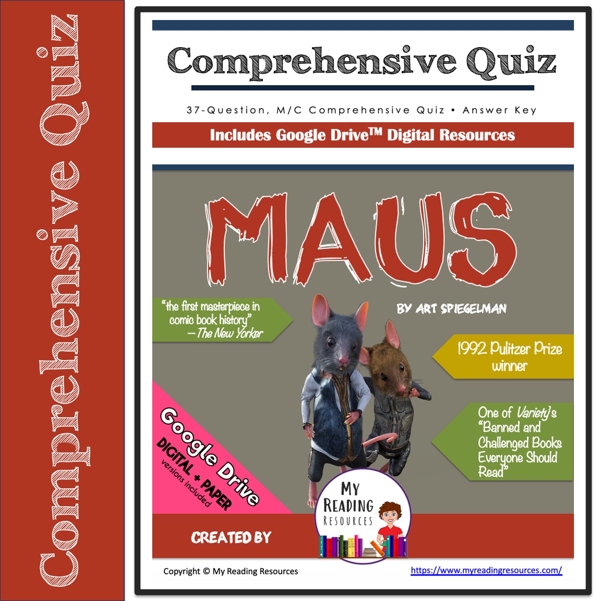 Maus Comprehensive Quiz - My Reading Resources