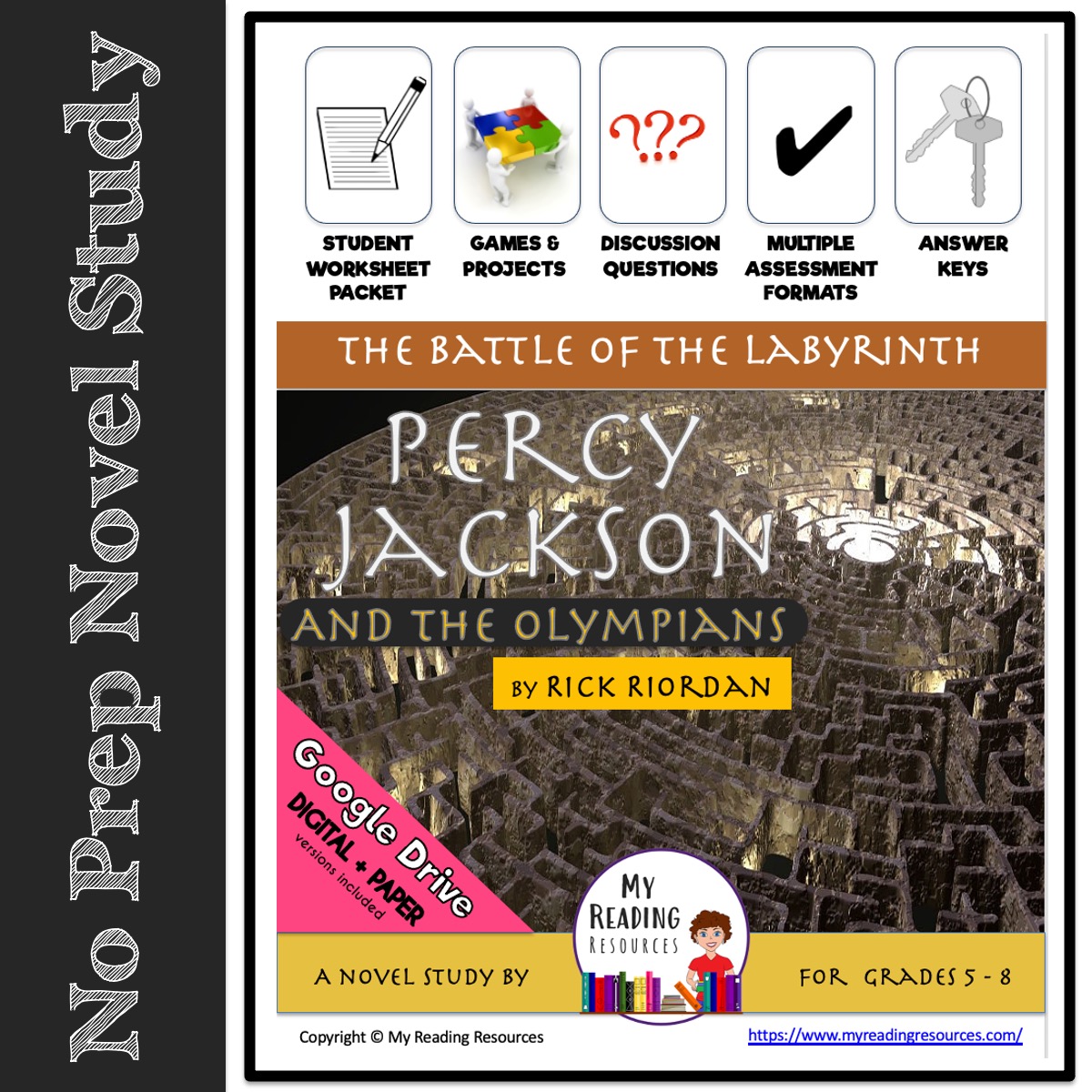 The Battle of the Labyrinth Novel Study - My Reading Resources